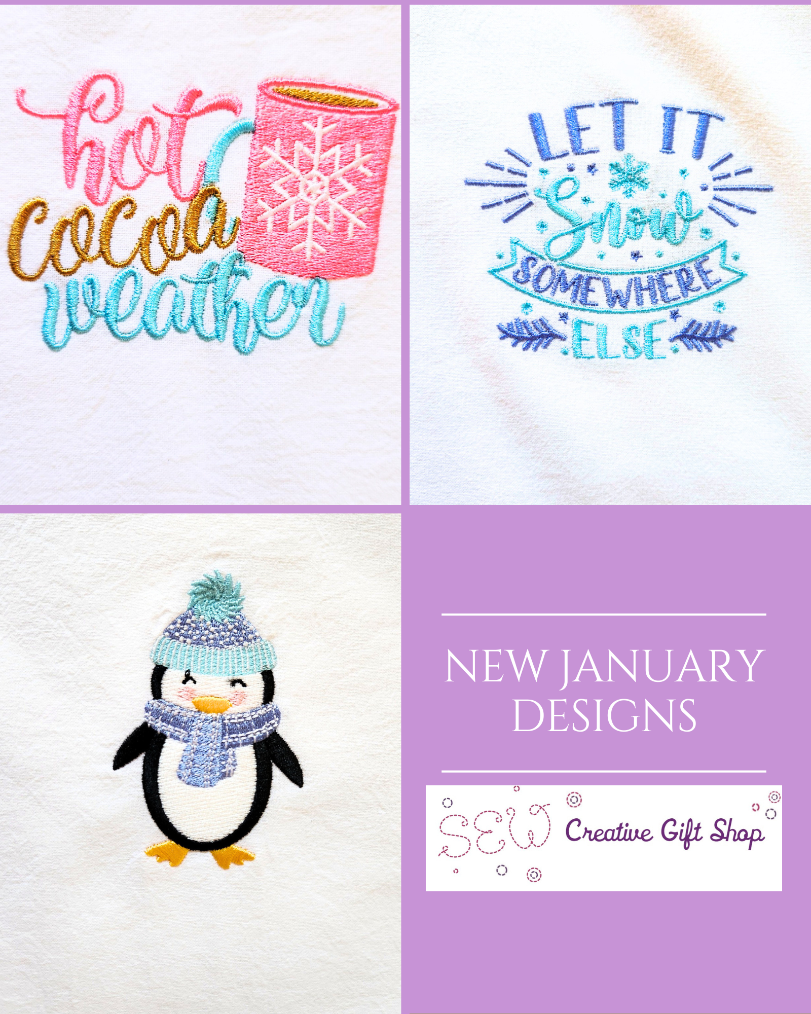 Winter Collection – Sew Creative Gift Shop