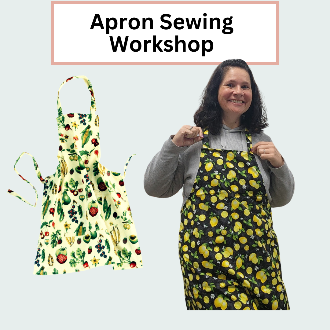Apron Sewing Workshop – Sew Creative Gift Shop